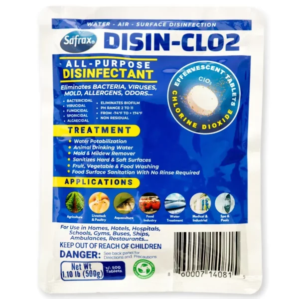 Safrax (Instant Chlorine Dioxide Tablets) - Project Farm Stand